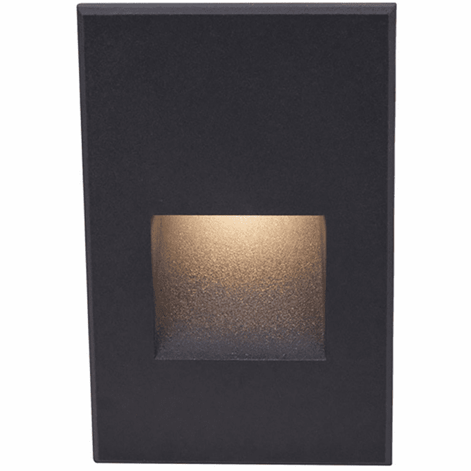 WAC Lighting WL-LED200-C-BK Modern Black LED Indoor Step Light - WAC-WL ...