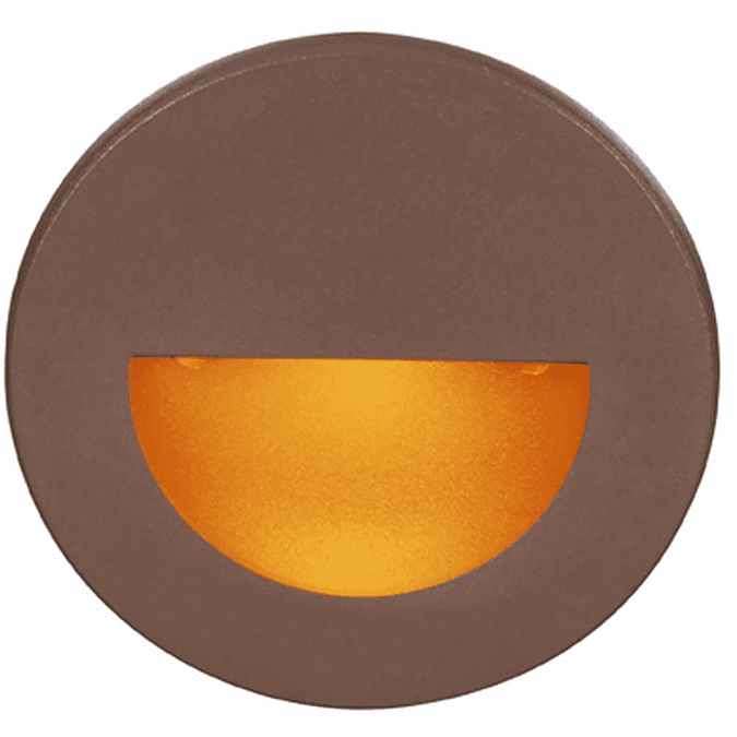 WAC Lighting WL-LED300-AM-BZ Modern Bronze LED Amber Half-Round Indoor ...