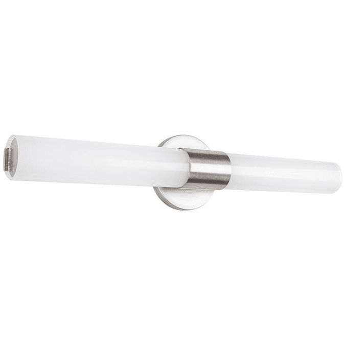 WAC Lighting WS-180424-BN Turbo Modern Brushed Nickel LED Bathroom Sconce Lighting - WAC-WS ...