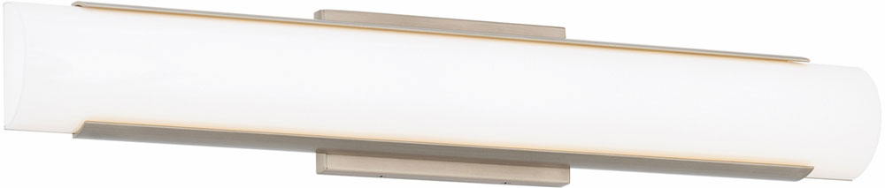 WAC Lighting WS-241227-CS-BN Demi Modern Brushed Nickel LED 27" Bath Light Fixture - WAC-WS ...