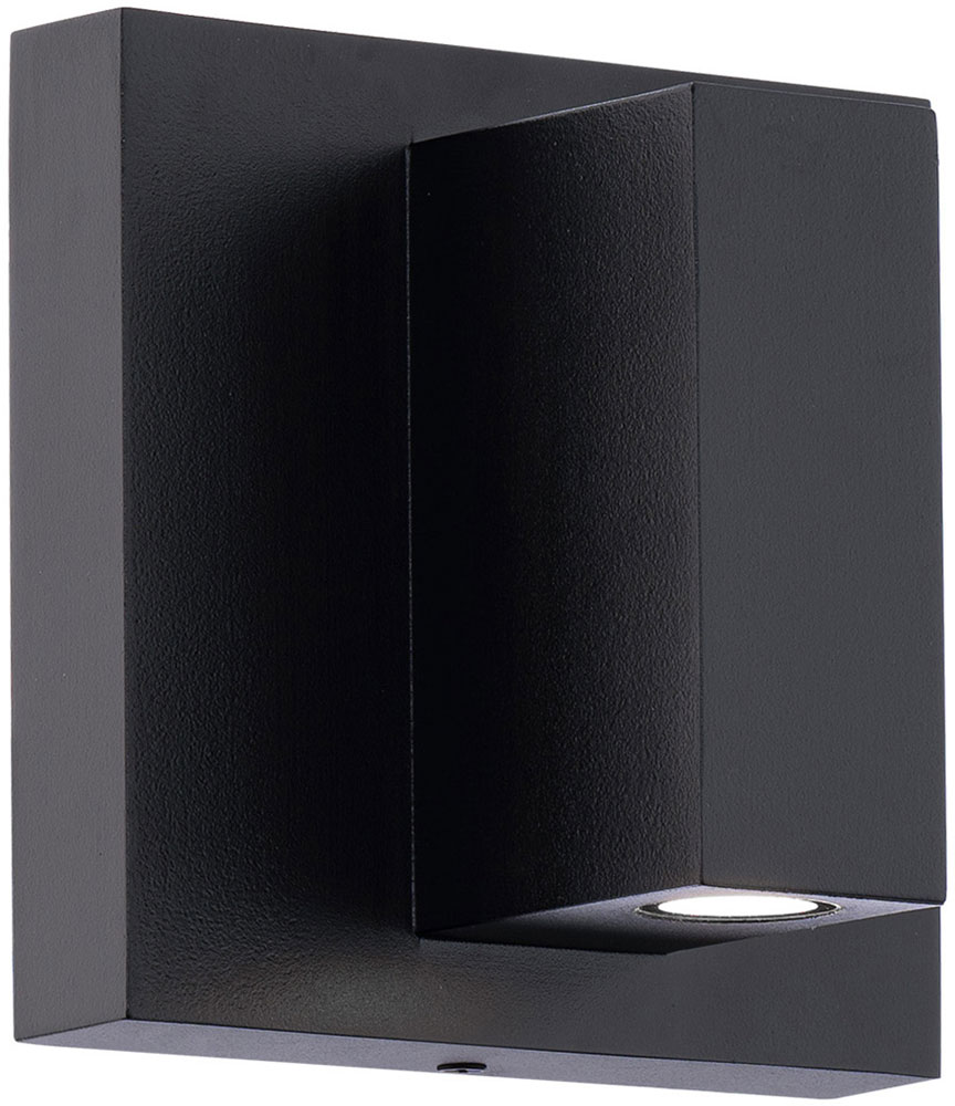 WAC Lighting WS-W230205-CS-BK Vue Modern Black LED Outdoor Wall ...