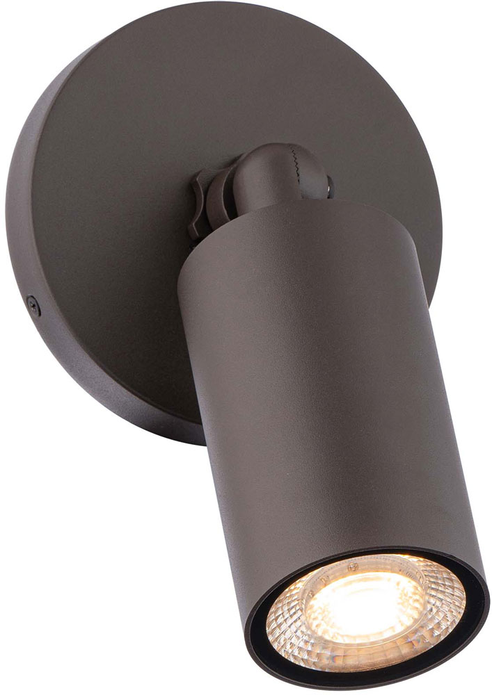 WAC Lighting WS-W230301-30-BZ Cylinder Modern Bronze LED Outdoor Spot ...