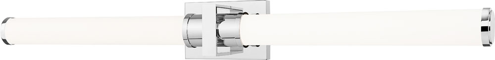 Z-Lite 1019-40W-CH-LED Idris Modern Chrome LED 40.5" Vanity Lighting ...