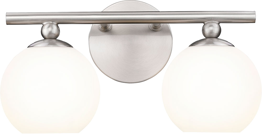 Z-Lite 1100-2V-BN Neoma Contemporary Brushed Nickel 2-Light Lighting ...