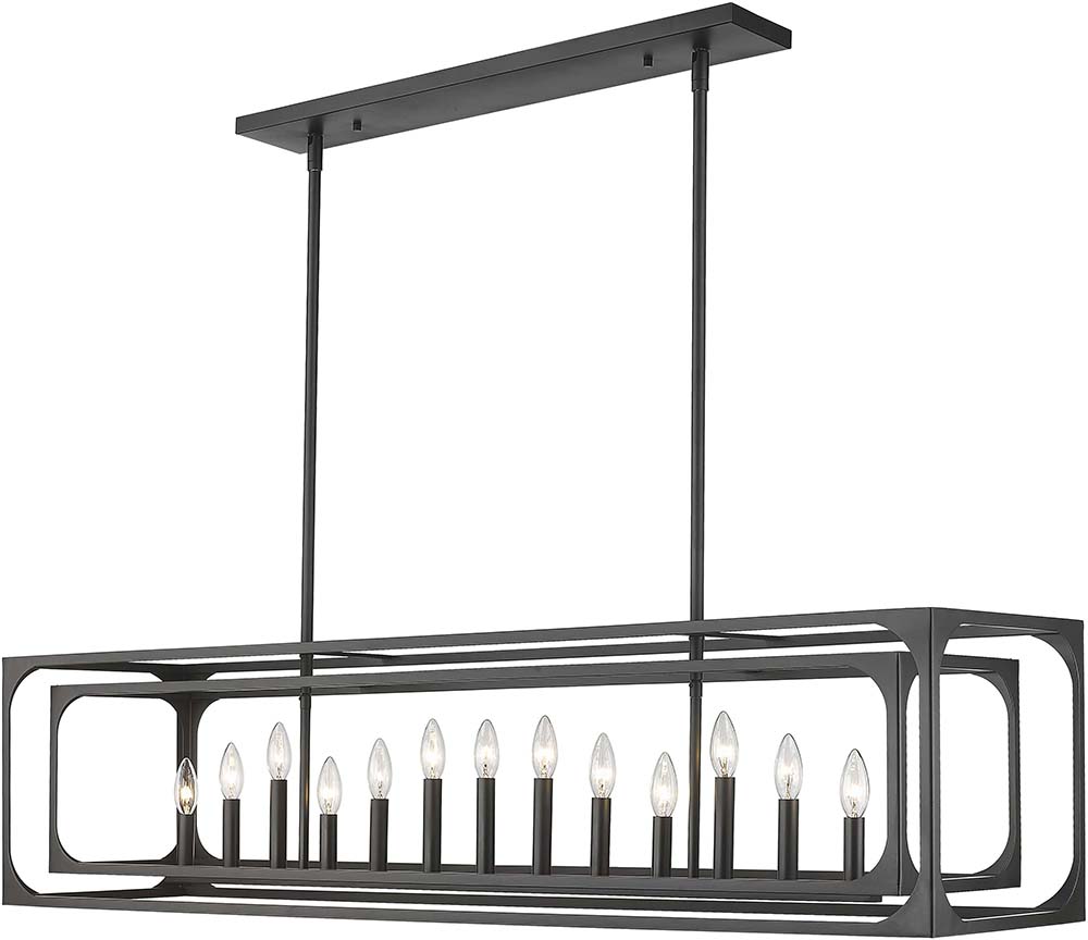 Black Island Light Fixture