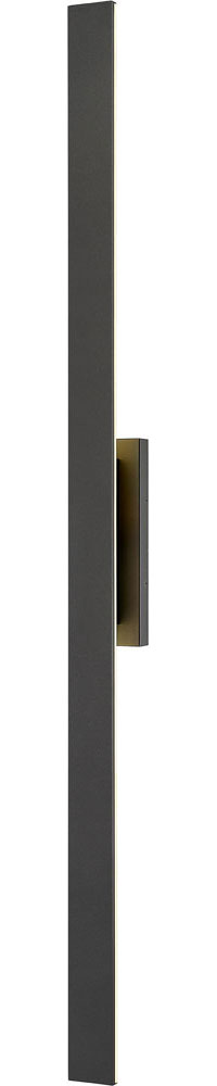 Z-Lite 5006-72BK-LED Stylet Modern Sand Black LED Outdoor Wall Sconce ...