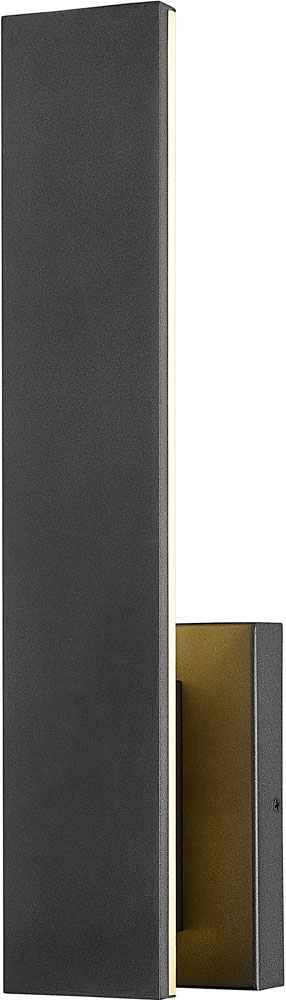 Z-Lite 5007-18BK-LED Stylet Contemporary Sand Black LED Outdoor Wall ...