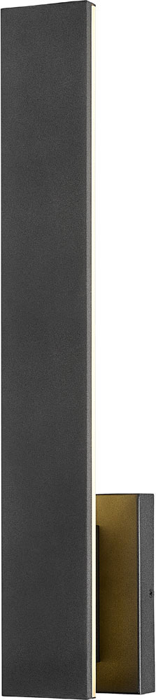 Z-Lite 5007-24BK-LED Stylet Modern Sand Black LED Exterior Sconce ...
