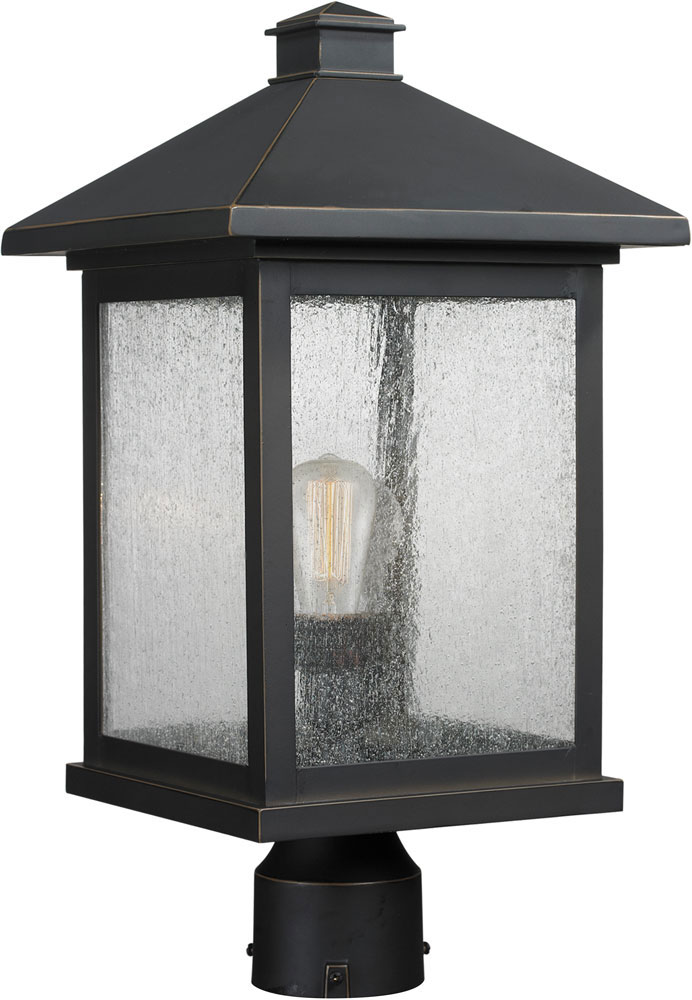 Z-Lite 531PHBR-ORB Portland Oil Rubbed Bronze Exterior Post Light ...
