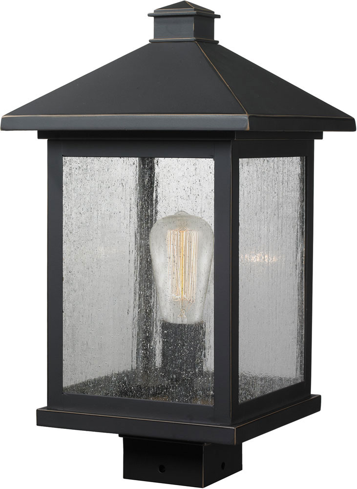 Z-Lite 531PHBS-ORB Portland Oil Rubbed Bronze Exterior Post Lighting ...