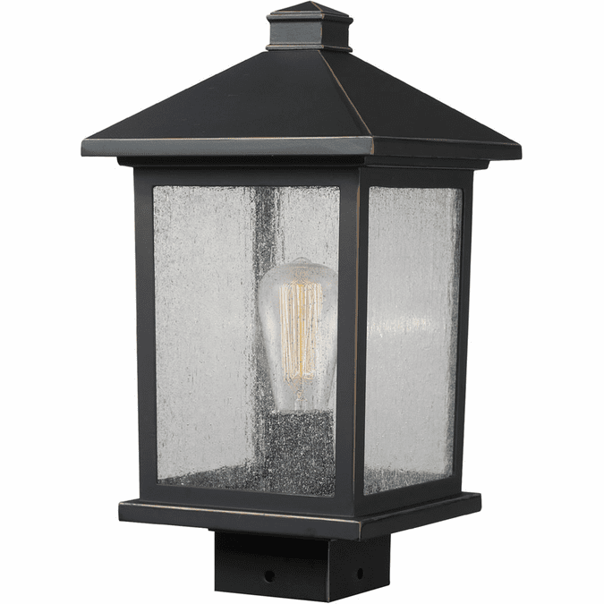 Z-Lite 531PHMS-ORB Portland Oil Rubbed Bronze Exterior Post Lighting ...