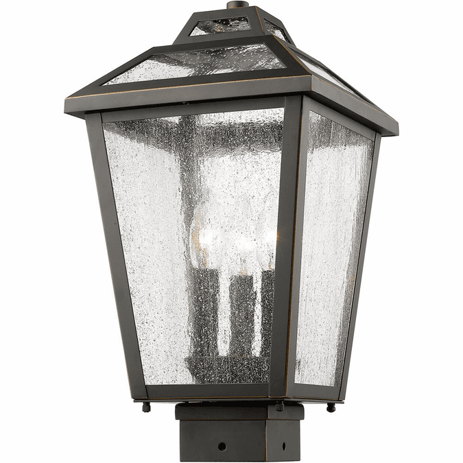Z-Lite 539PHMS-ORB Bayland Oil Rubbed Bronze Exterior Post Lighting ...