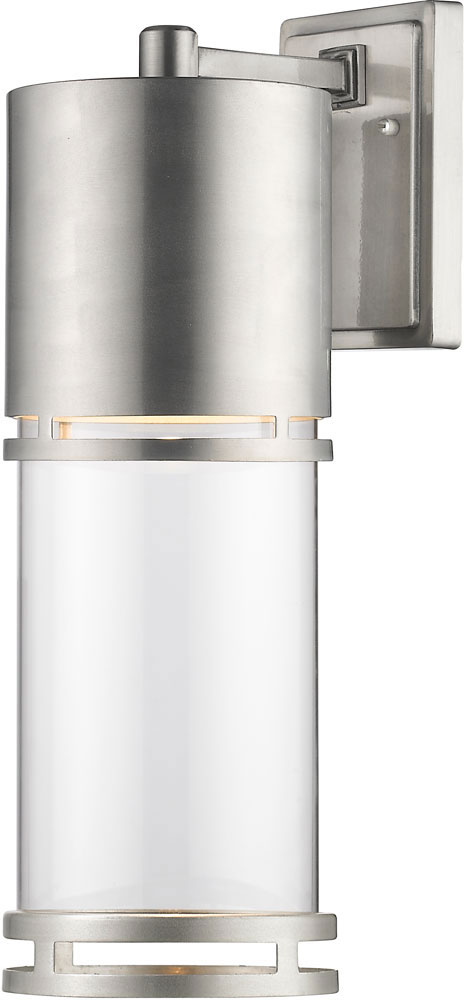 Z-Lite 553B-BA-LED Luminata Contemporary Brushed Aluminum LED Outdoor ...