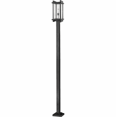 Z-Lite 565B-BK Fallow Contemporary Black Outdoor Lighting Sconce - ZLT-565B-BK