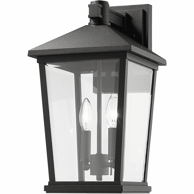 Z-Lite 568B-BK Beacon Black Outdoor Sconce Lighting - ZLT-568B-BK