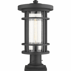 Z-Lite 570F-BK Jordan Modern Black Exterior Flush Mount Lighting Fixture - ZLT-570F-BK