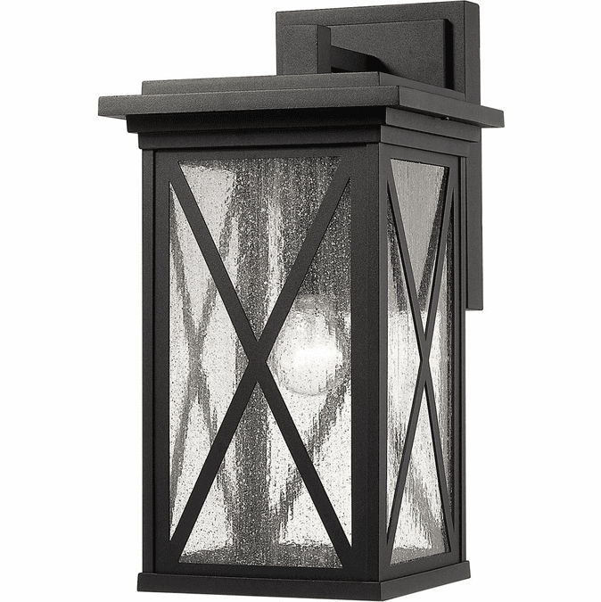 Z-Lite 583B-BK Brookside Black Exterior 10" Wall Lamp - ZLT-583B-BK