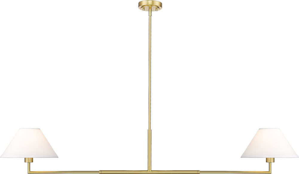 Z-Lite 744-62L-LG Leila Luxe Gold Kitchen Island Light Fixture - ZLT ...