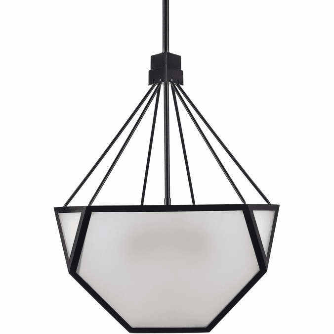 Zeev Lighting CD10029/3/SBB Moonbow Contemporary Satin Brushed Black ...