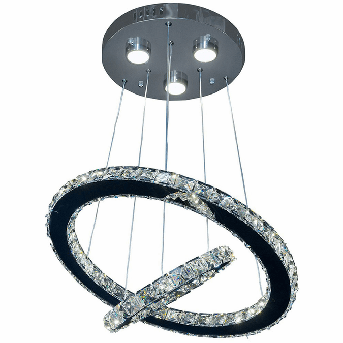 Zeev Lighting CD10130/LED/CH-D Blair Chrome LED Multi Ceiling Light ...