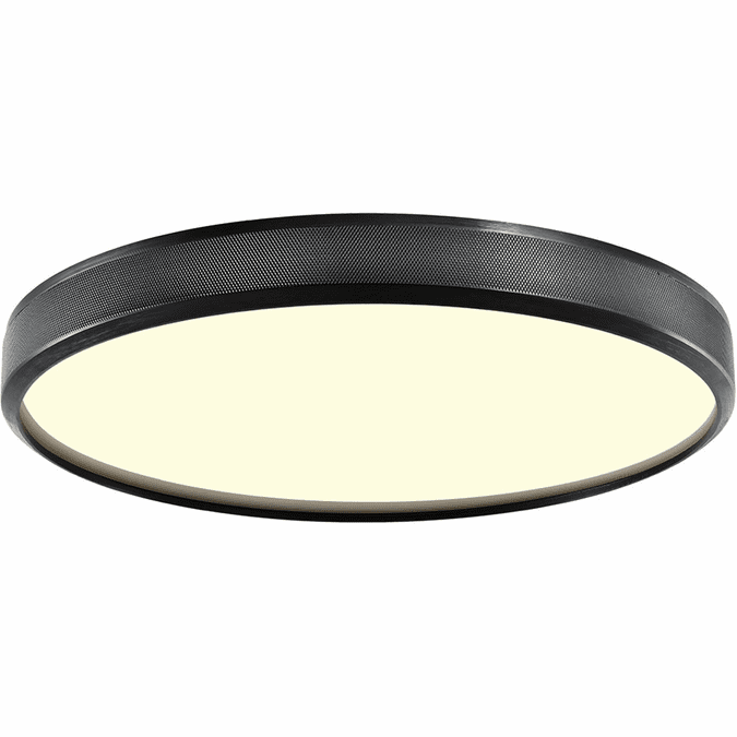Zeev Lighting FM11753/LED-24/SBB Zigrina Modern Satin Brushed Black LED ...