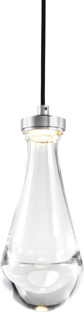 Zeev Lighting MP10903/LED/PN Vaso Modern Polished Nickel LED Mini ...