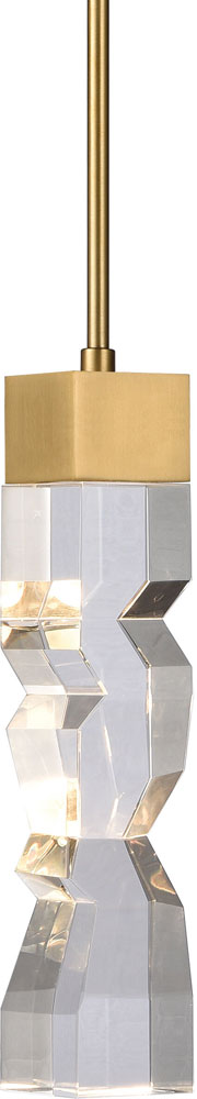 Zeev Lighting MP11305/LED/3x3/AGB Mamadim Aged Brass LED Mini Drop ...