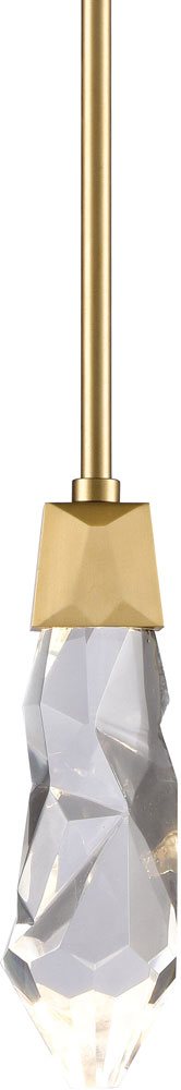 Zeev Lighting MP11401/LED/AGB Angelus Aged Brass LED Mini Hanging Lamp ...