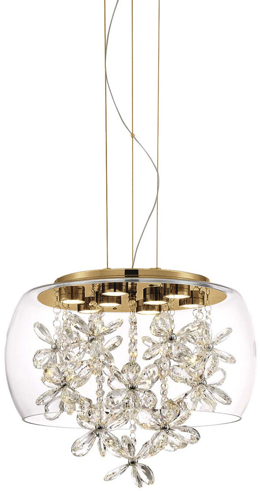 Zeev Lighting P30110/LED/AGB Destiny Aged Brass LED Ceiling Light ...
