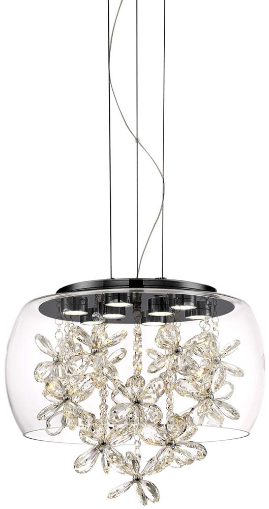 Zeev Lighting P30111/LED/MBK Destiny Matte Black LED Ceiling Pendant ...