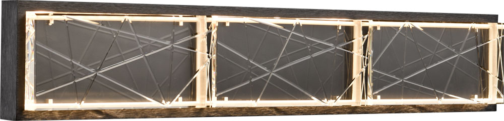 Zeev Lighting VL11512/LED-24B/SBB Lucus Modern Satin Brushed Black LED ...