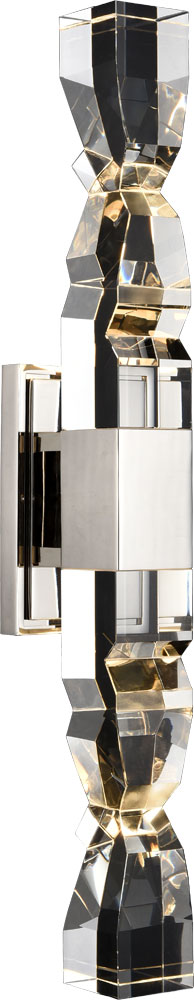 Zeev Lighting WS11323/LED-2/3x3/PN Mamadim Modern Polished Nickel LED ...