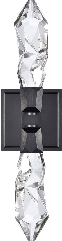 Zeev Lighting WS11412/LED-2/SBB Angelus Satin Brushed Black LED Wall ...