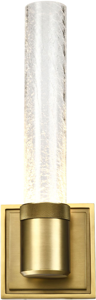 Zeev Lighting WS11709/LED-1/AGB/G5 Zigrina Modern Aged Brass LED Wall ...