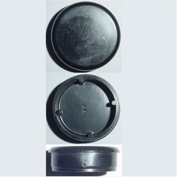 End Caps | 1.5" Diameter Internal Snap-in End Caps - Smooth Gloss