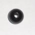 1" Diameter Cable Stopper Ball - Black Nylon (1/4" hole)