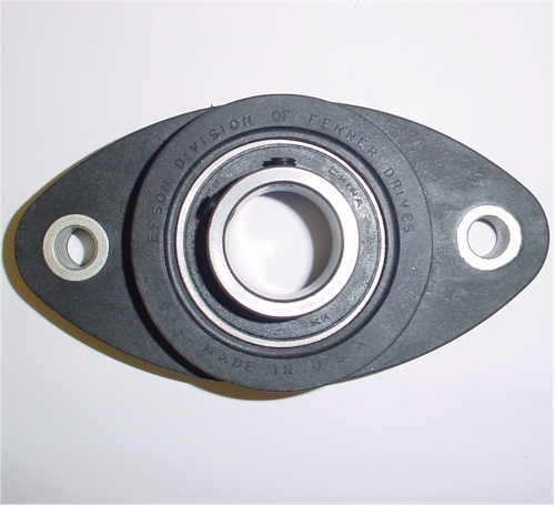 1" ID 2-Bolt Flange Bearing - Nylon Housing - Made in USA