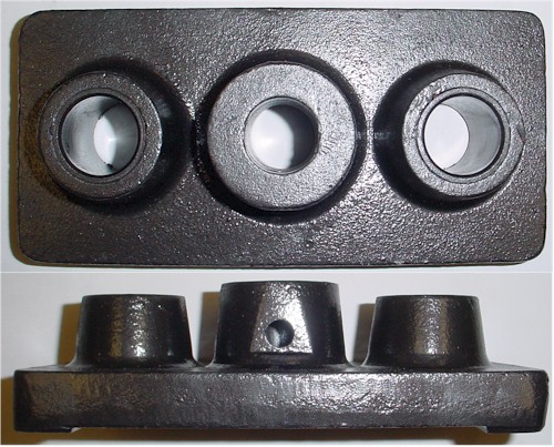 10 lb Top Plate - Cast Iron Weight Stack - Black