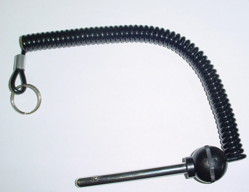 Weight Stack Pins | 3/8" Dia x 3.875" Long Weight Stack Pin With Lanyard