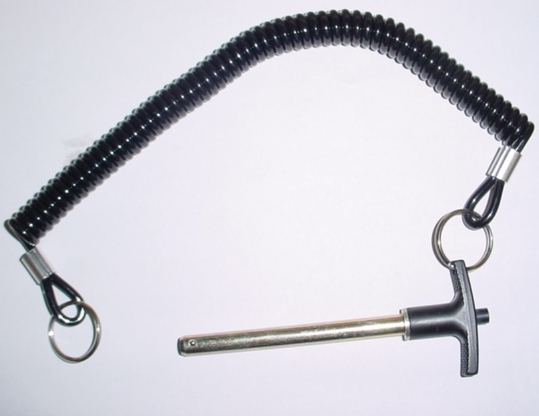 3/8" Dia x 4" Long Weight Stack Pin With Lanyard