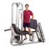 Body Solid Pro ClubLine Leg Press Machine 210 lb Weight Stack