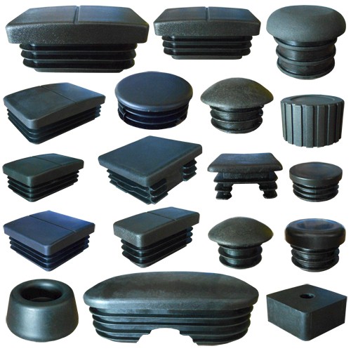 End Caps and Plugs for Square and Round Tubing