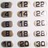 Kilogram Number Sticker Decal Set 2 kg - 30 kg (2 kg Increments)