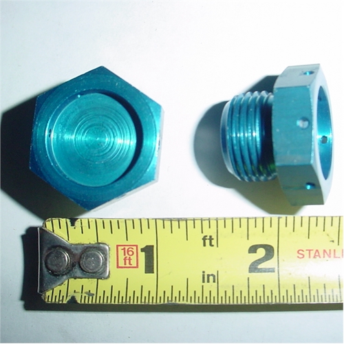 AN814-8DL - Aircraft Hydraulic Bleeder Plug - 3/4-16 Screw Thread