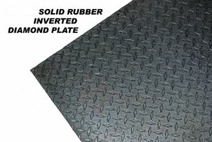 Rubber Mats | 3/4" x 4ft x 6ft Solid Rubber Mat
