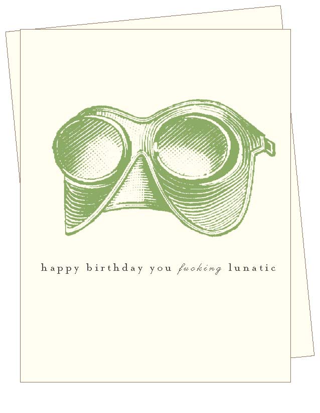 BellaMuse Birthday Card - Birthday Lunatic