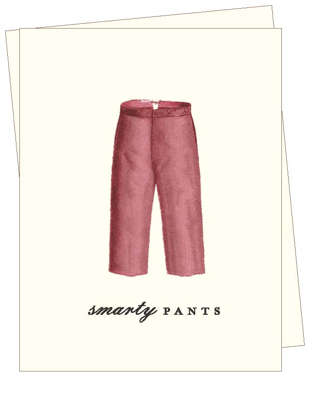 BellaMuse Greeting Card - Smarty Pants