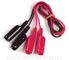 Alligator Clip Test Lead Set, Red & Black 30 Inches, Grote 84-9613