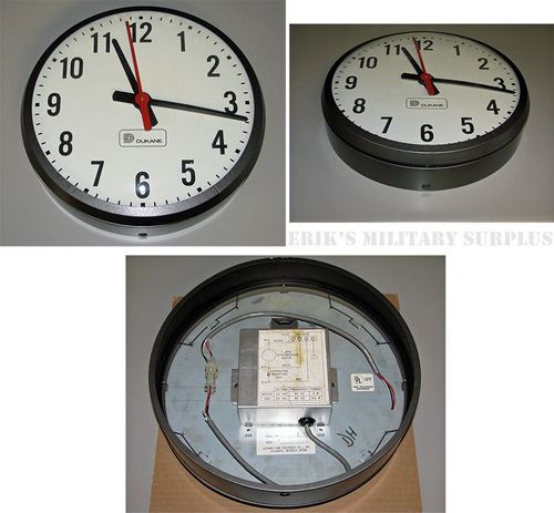 Dukane 12Hr Secondary Clock, Wall Mount