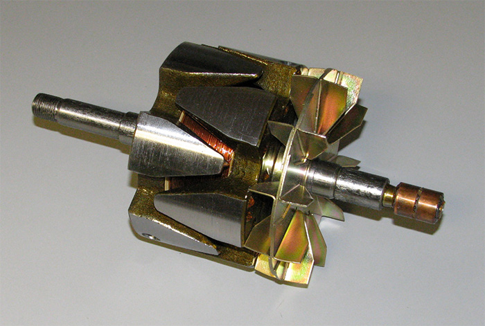 Rotor (Field Winding) Assembly for 60 Amp Alternator, SAW-12444993 ...